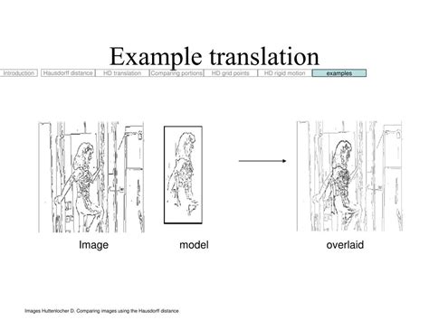 ppt chamfer matching and hausdorff distance powerpoint presentation