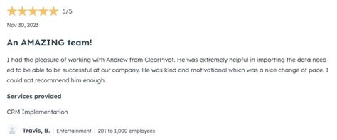 Clearpivot On Linkedin Hats Off To Andrew Chao Daongam For His Five Star Review He Got Some High…