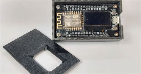 Esp 8266 Oled Case By Lubi Tech Download Free Stl Model