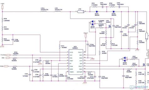 16脚双路驱动芯片oz9902cgn电路图