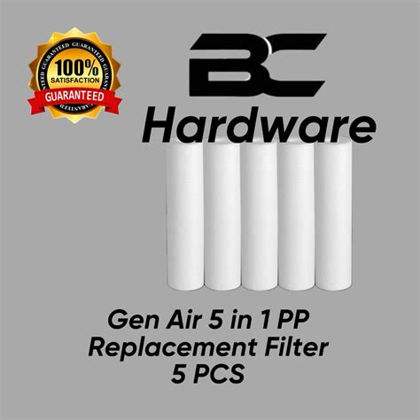 Gen Air 5 In 1 Micron Pp Replacement Filter 10 Inch Shopee Malaysia