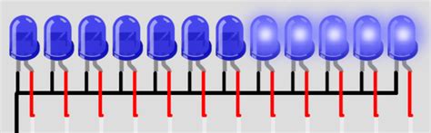Led Chaser With 7 Patterns Wokwi Arduino 6 Steps Instructables
