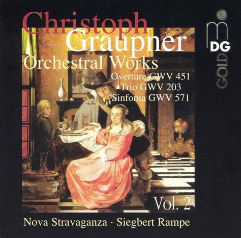Christoph Graupner Orchestral Works Vol 2 Nova Stravaganza Cd