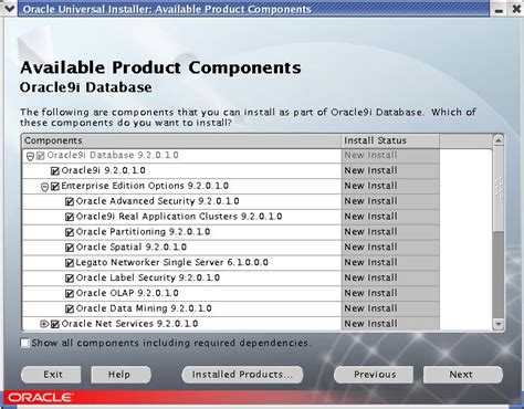 installation of oracle 9i real application cluster rac software