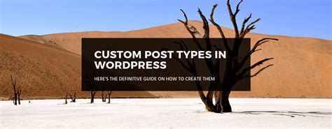 How To Create Custom Post Types In Wordpress
