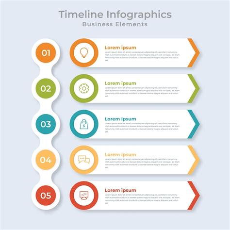 Premium Vector Business Data Visualization Process Chart Abstract Diagram Graph With Steps