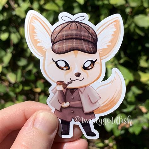 Detective Fenneko Is On The Case A Sticker I Made Of My Fave R Aggretsuko