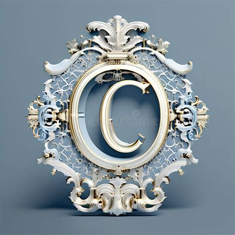 Ai Generated Images Kingdom Of Letters Fancy C Monogram Stock