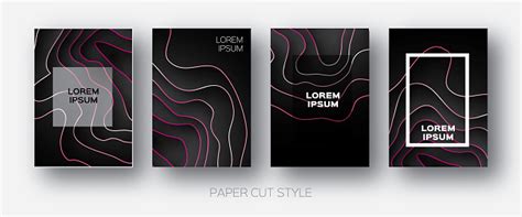 종이 컷 모양과 3d 추상적 인 배경 비즈니스 프리 젠 테이 션 전단지 포스터에 대 한 벡터 디자인 레이아웃입니다 0명에 대한 스톡 벡터 아트 및 기타 이미지 Istock