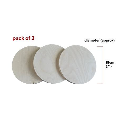 Wooden Circles Precut Using Cnc Circular Birch Plywood 21mm 34 Thick