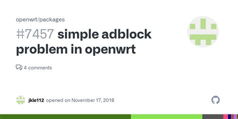 Simple Adblock Problem In Openwrt · Issue 7457 · Openwrtpackages · Github