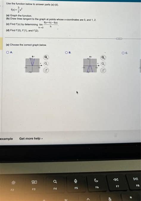 Solved Use The Function Below To Answer Parts A D 3 Chegg Com