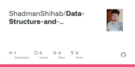 GitHub ShadmanShihab Data Structure And Algorithms