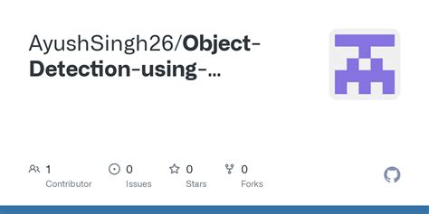 GitHub AyushSingh Object Detection Using OpenCV Python