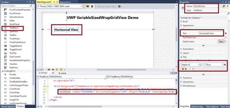 Variablesizewrapgrid Control In Uwp Application Development
