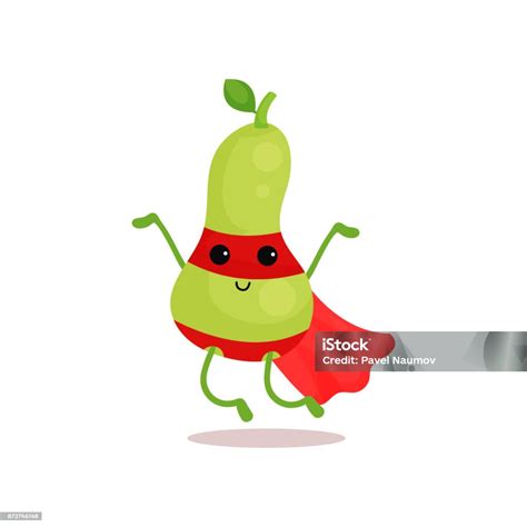 빨간 망 토와 마스크 손으로 점프와 함께 만화 슈퍼 히어로 배의 만화 그림 0명에 대한 스톡 벡터 아트 및 기타 이미지 0명 건강한 생활방식 과일 Istock