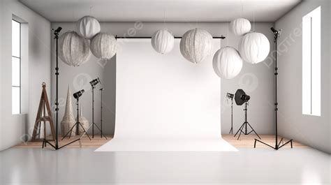 3d 렌더링된 설정을 조명하는 흰색 배경 사진 스튜디오 사진관 배경 스튜디오 룸 배경 일러스트 및 사진 무료 다운로드 Pngtree
