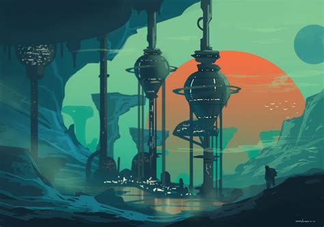 Sci Fi Environment Concept Art