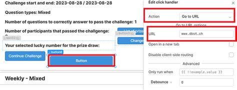 Click Handler Action Go To Url Is Not Working 💬 App Building