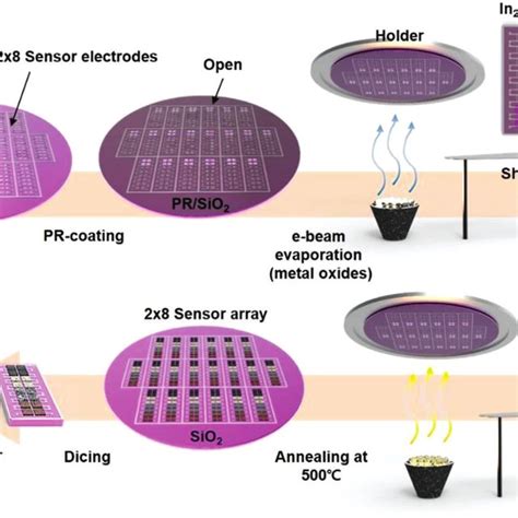 Schematic Diagram Of Wafer Scale Fabrication Processes Of Download