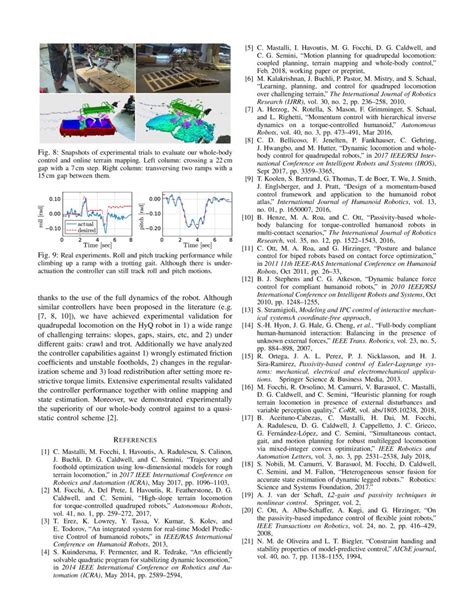 Passivity Based Whole Body Control For Quadrupedal Locomotion On Challenging Terrain Deepai