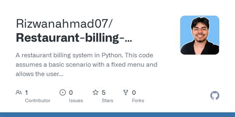 github rizwanahmad07 restaurant billing project using python a