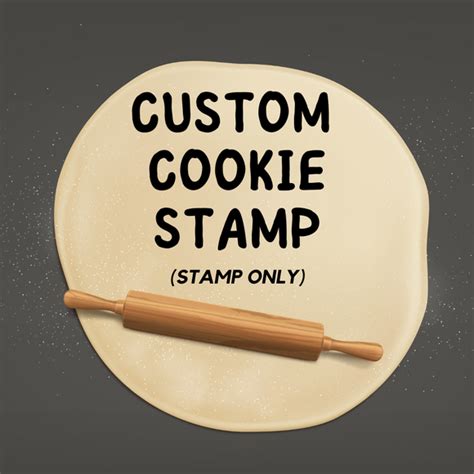 Custom Design Cookie Stamp Frosted Cutters