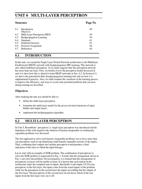 Multilayer Perceptron Pdf Computational Neuroscience Theoretical