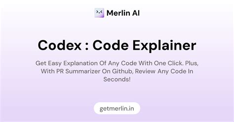 simplified code explanations and pr summarizer for github