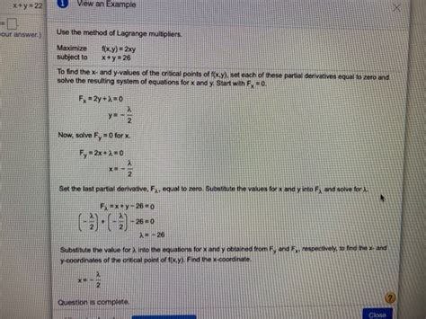 solved use the method of lagrange multipliers maximize