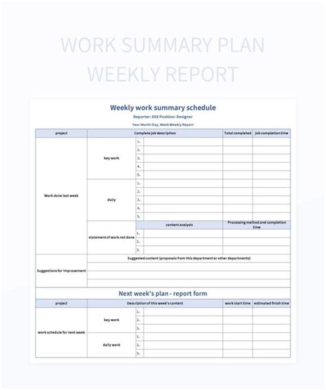 Free Weekly Updates Templates For Google Sheets And Microsoft Excel Slidesdocs