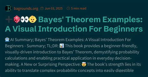 🎲👀👶 Bayes Theorem Examples A Visual Introduction For Beginners