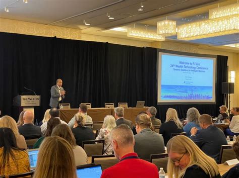 Our First Day Of The Fi Tek Wealth Technology Conference Is Off To An Amazing Start Cant Wait