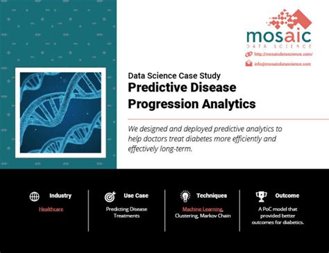 Predictive Disease Progression Mosaic Data Science Case Study