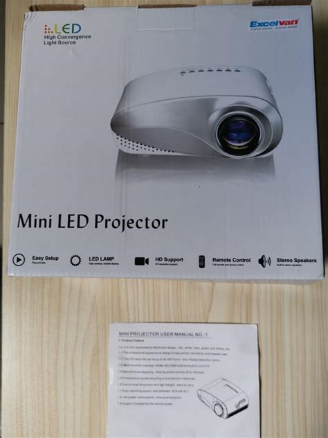 Excelvan Mini Led Projector Projection Tv And Home Appliances Tv