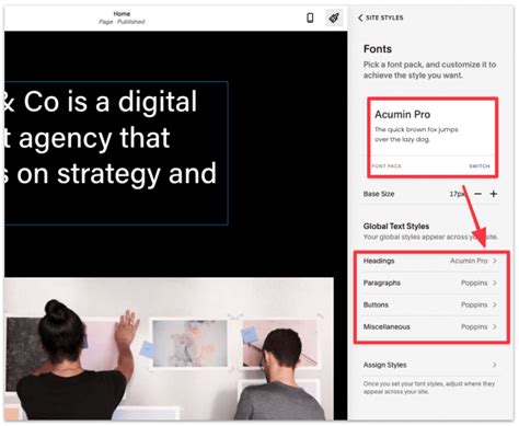 How To Change Font In Squarespace