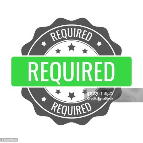 64 Required Icon High Res Illustrations Getty Images