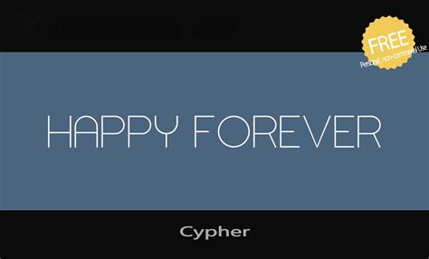 Cypher Light Font By El Khalid