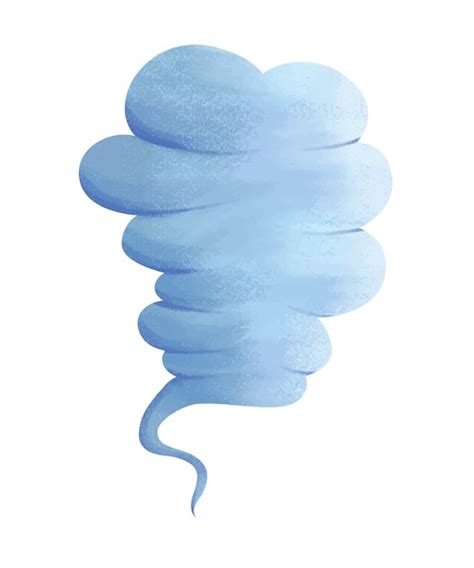 Premium Vector Illustration Tornado Cute Vector