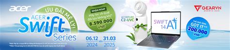 Laptop văn phòng Acer Swift chính hãng giá rẻ GEARVN COM