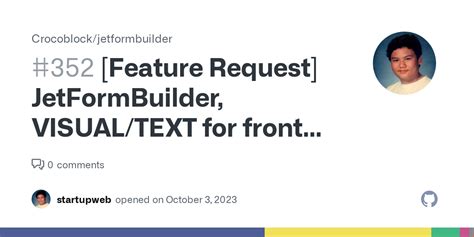 Feature Request JetFormBuilder VISUAL TEXT For Front End Blog Posting Issue