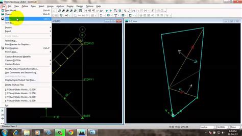 Etabs বাংলা Tutorial 3 Part B Global Axis And Local Axis Youtube