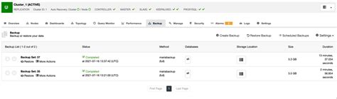Clustercontrol Advanced Backup Management Mariabackup Part Ii