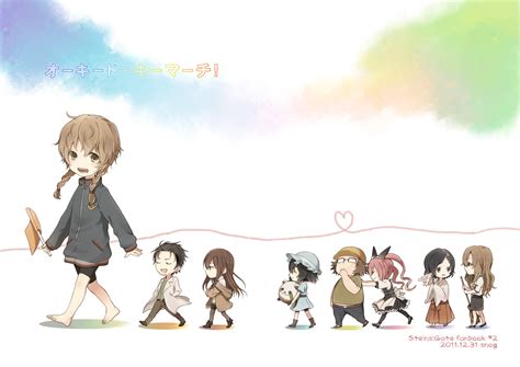 Amane Suzuha Chibi Faris Nyannyan Hashida Itaru Kiryuu Moeka Makise