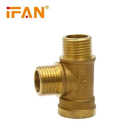 China Brass Tee Connector Manufacturers Suppliers Factory Good Price Brass Tee Connector