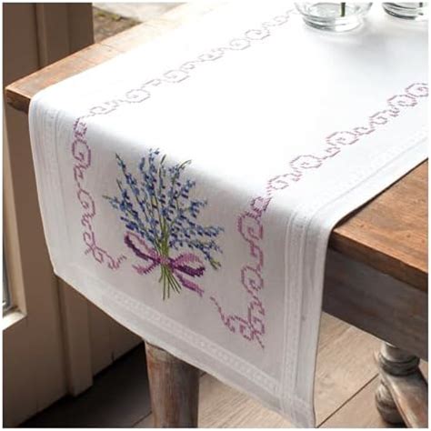Vervaco Embroidery Kits Cross Stitch Table Runner Diy Kit
