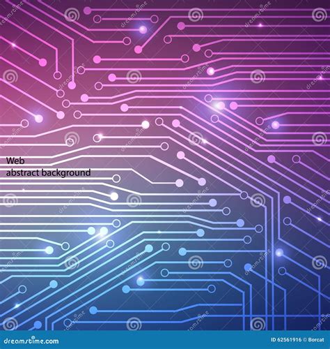 hi tech background computer system board stock vector illustration of