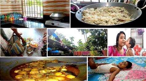 ষষ্ঠীর পরের দিনো বাড়িতে হলো জমিয়ে খাওয়া দাওয়া ফ্রাইড রাইস আর চিকেন🤤🤤 Youtube