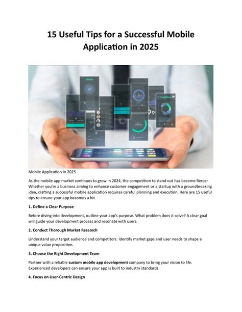 Ppt 15 Useful Tips For A Successful Mobile Application In Powerpoint Presentation Id 13815159