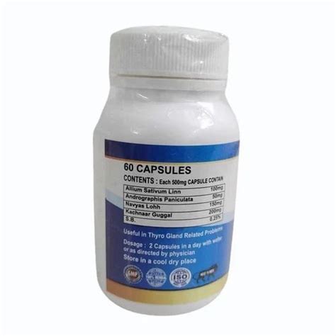 Jeevan Shree Thyro Care Capsules For Thyroid Packaging Type Bottle